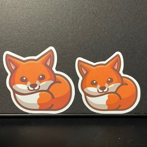 Design | Fox Stickers X 2 | Poshmark